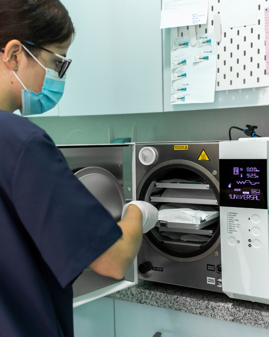 Esterilización de instrumental odontológico a través del Autoclave